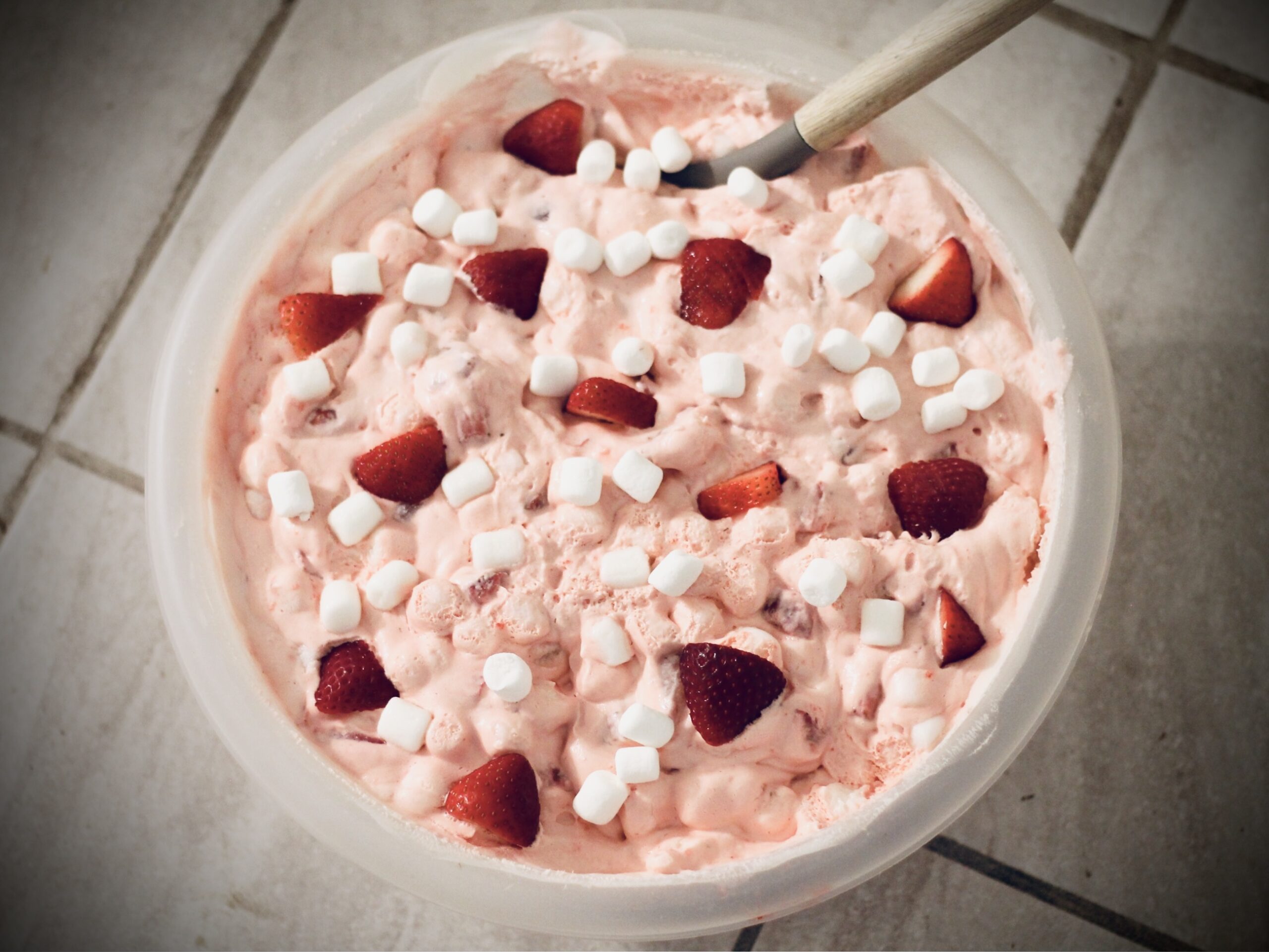 Vegan Strawberry Fluff (Jello Salad, Pink Cloud) *No Nuts or Soy! - The ...
