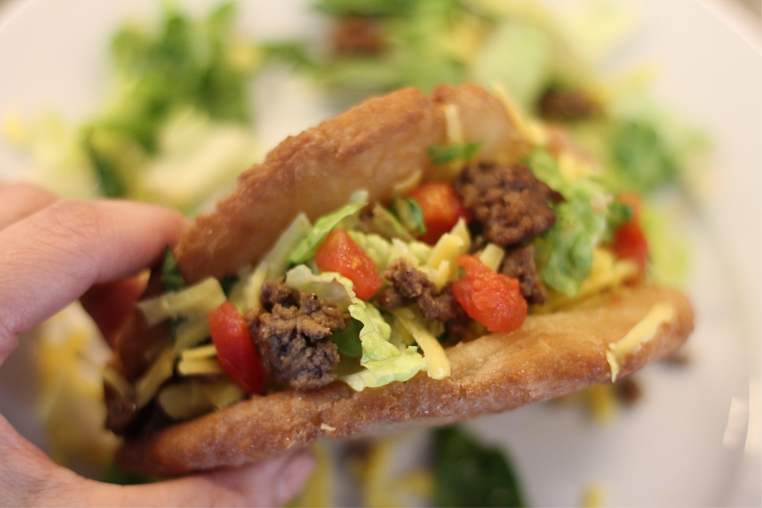 Beef Supreme Chalupa— Taco Bell Copycat (Dairy, Egg, Gluten, Soy, Nut ...